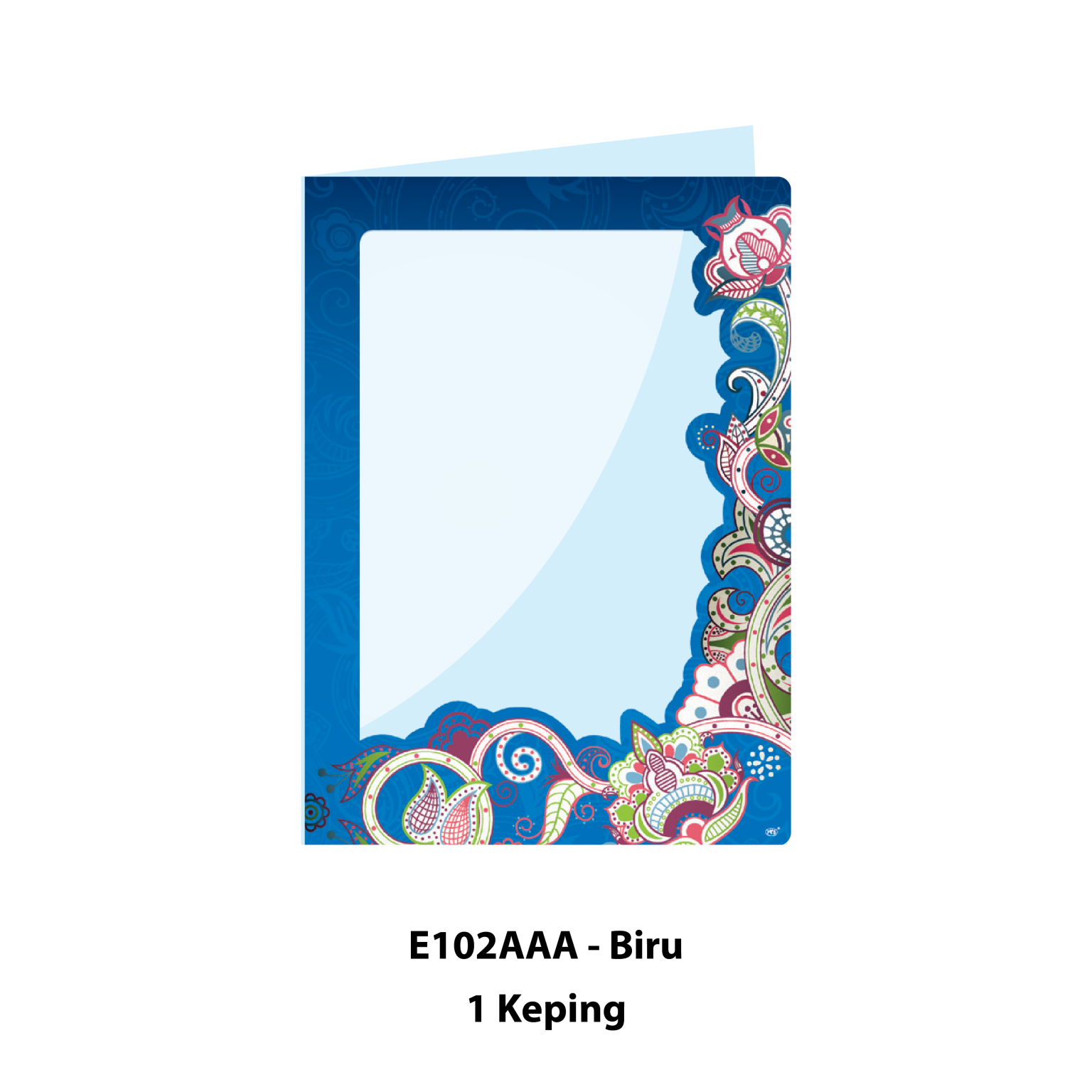 Folder Sijil Premium (Window + PVC) - Rekaan Batik - Pascal Marketing