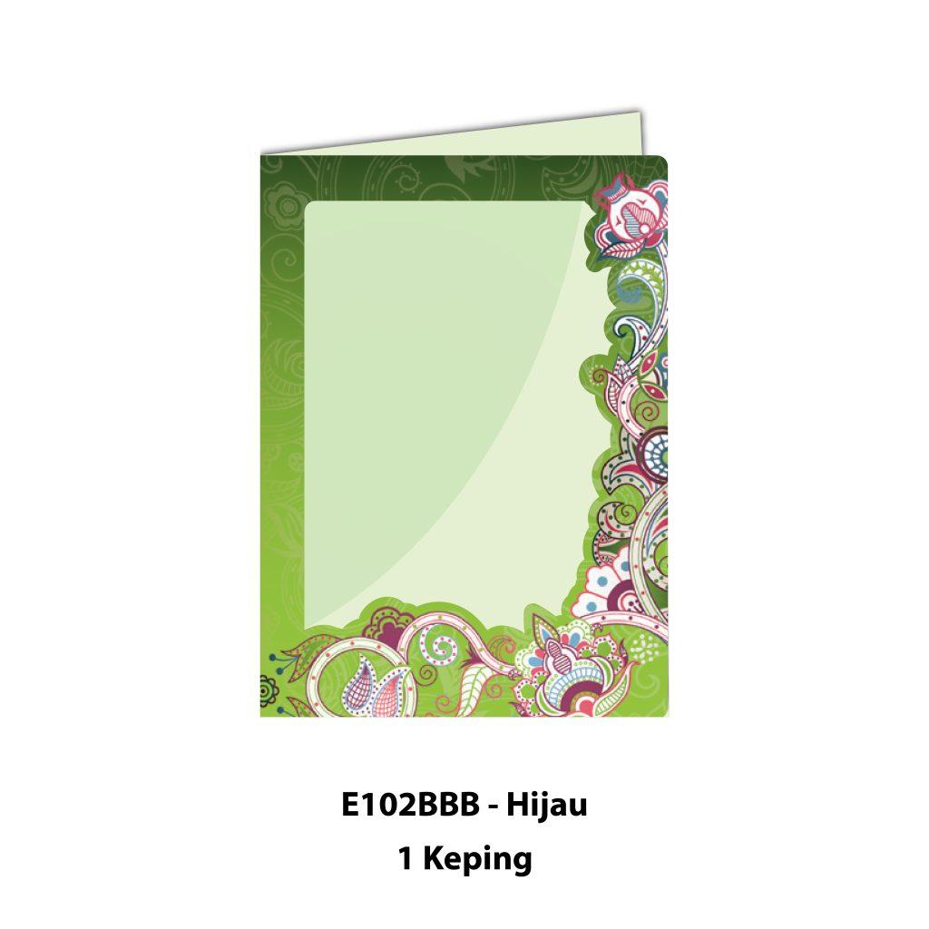 Folder Sijil Premium (Window + PVC) - Rekaan Batik - Pascal Marketing